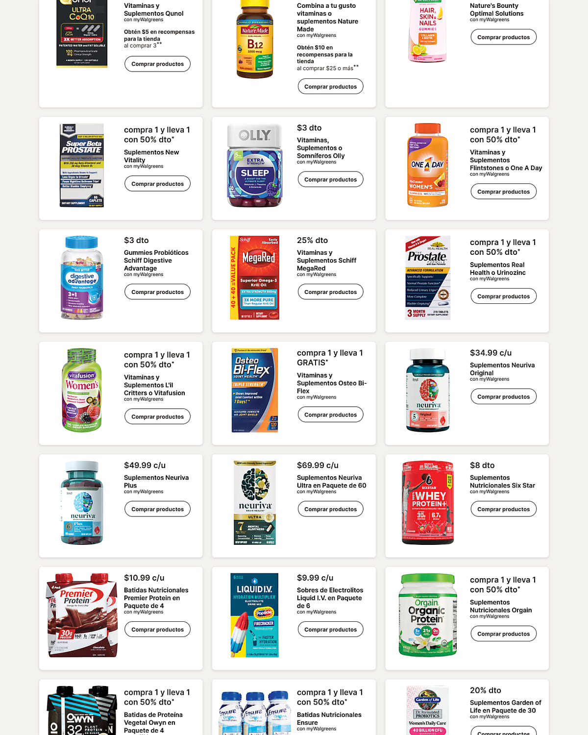Shopper de Walgreens