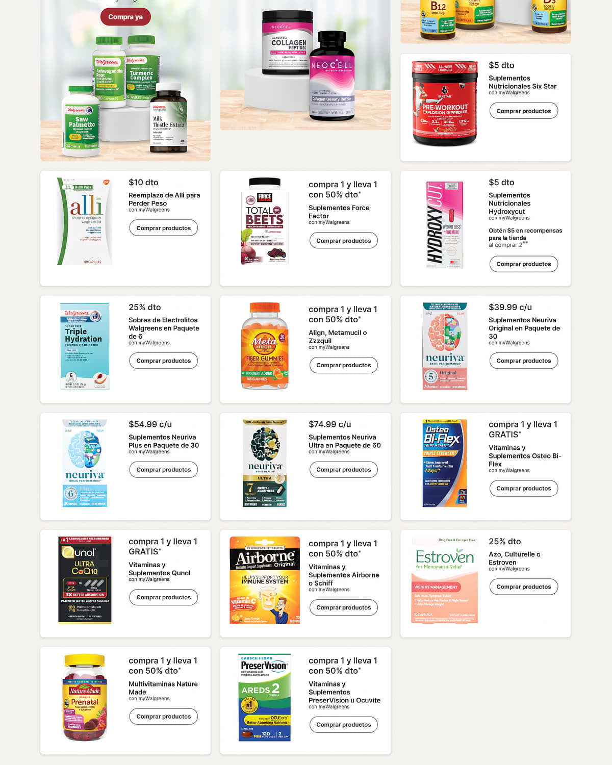 Shopper de Walgreens