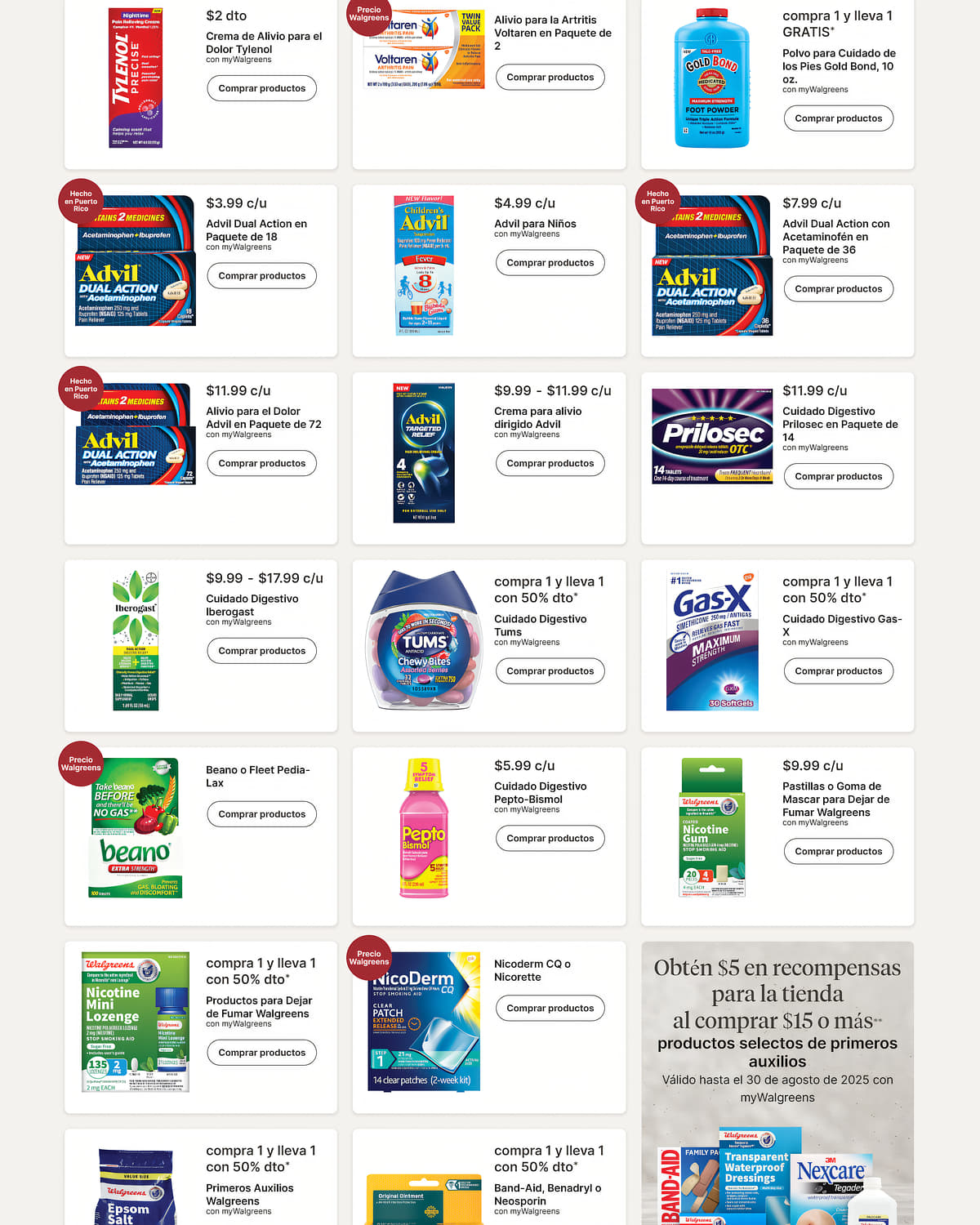 Shopper de Walgreens