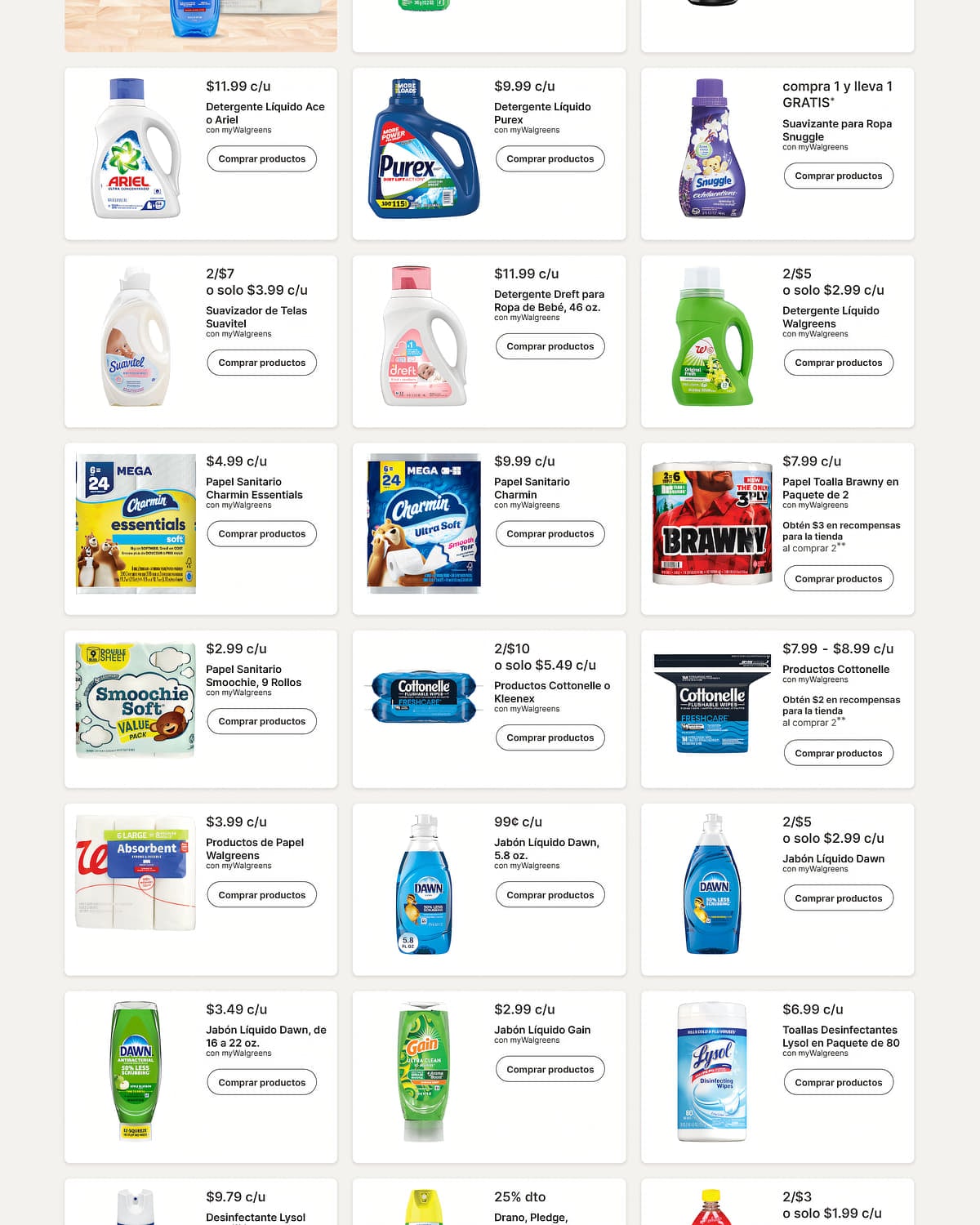 Shopper de Walgreens